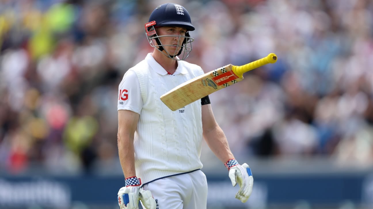 Eng vs Ind - Harry Brook falls one short but onslaught is no picnic for ...