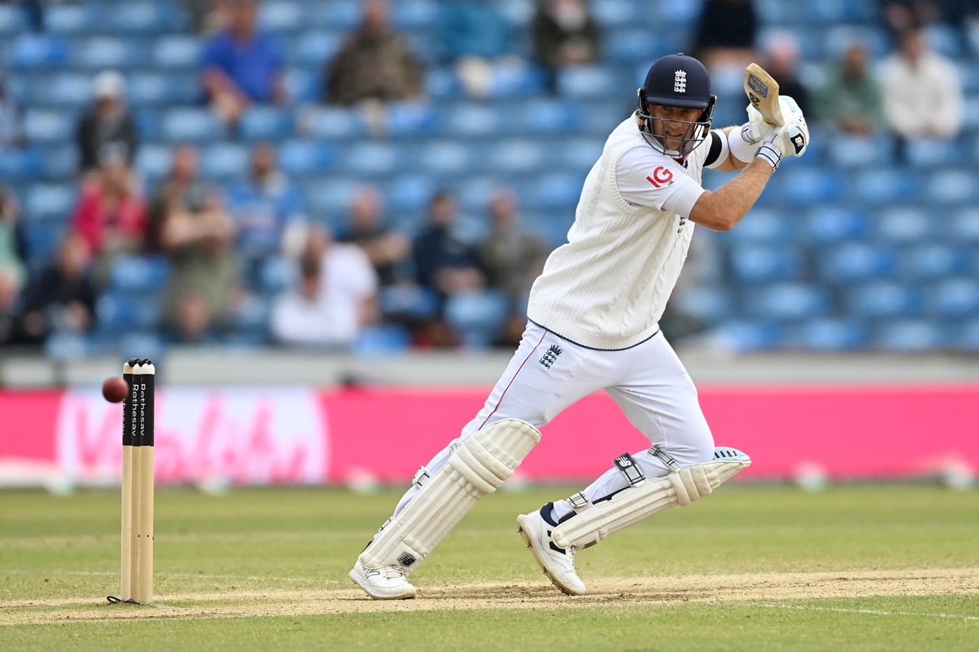 Joe Root steers one into the offside | ESPNcricinfo.com