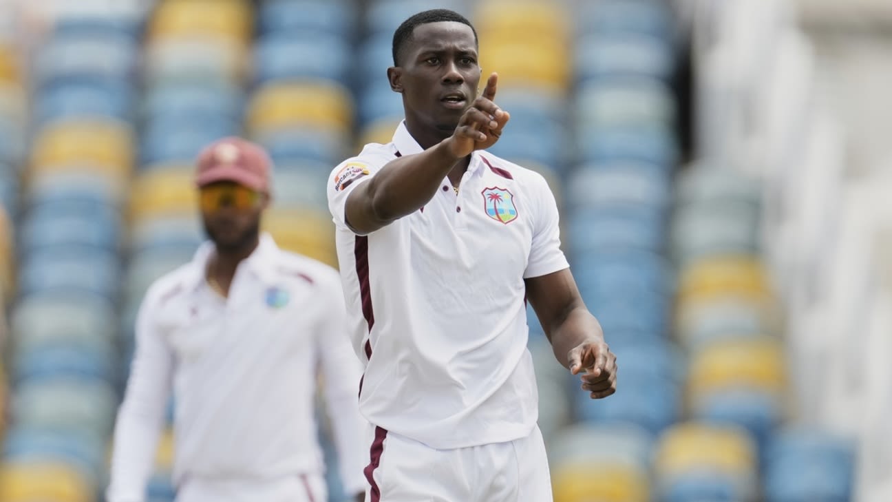 WI vs Aus - Shamar Joseph's spell highlights Australia's top order ...