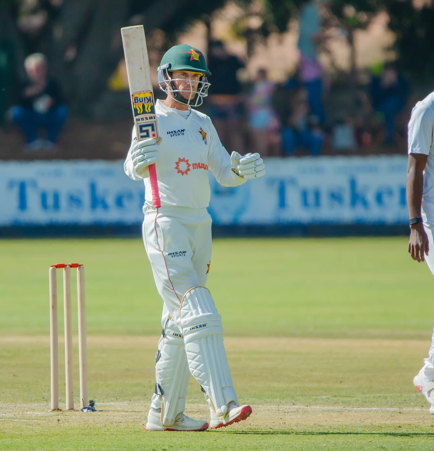 Sean Williams celebrates his fifty | ESPNcricinfo.com
