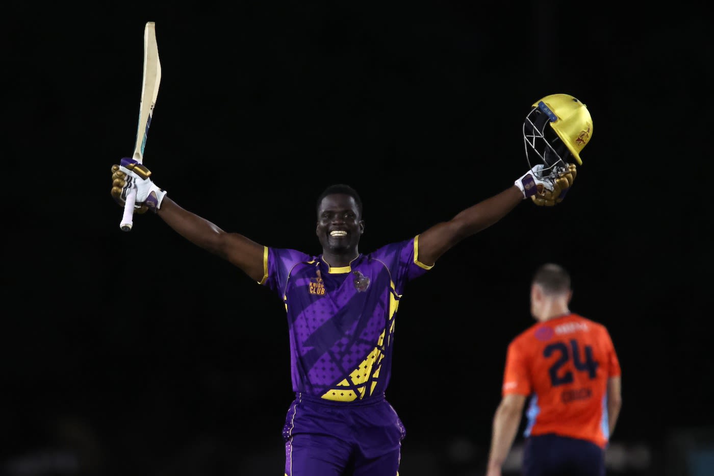 Andre Fletcher scored his second century of the tournament ...