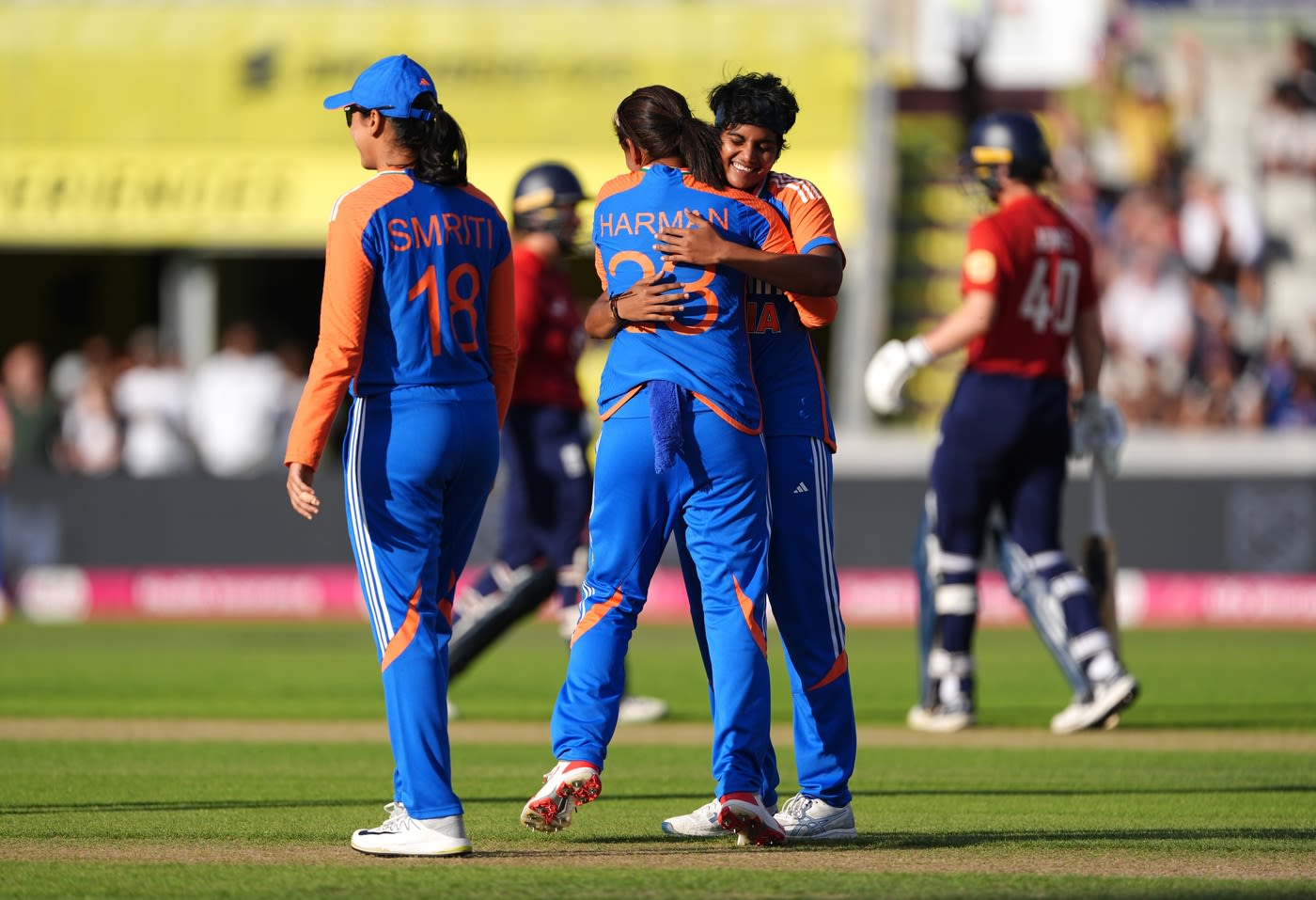 Arundhati Reddy celebrates the wicket of Alice Capsey | ESPNcricinfo.com