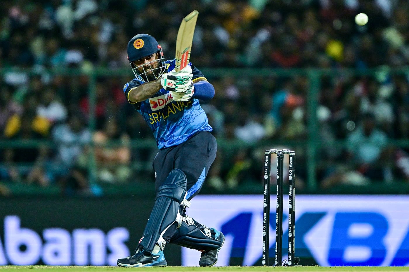 Kusal Mendis gave Sri Lanka a rousing start to the 155-run chase ...