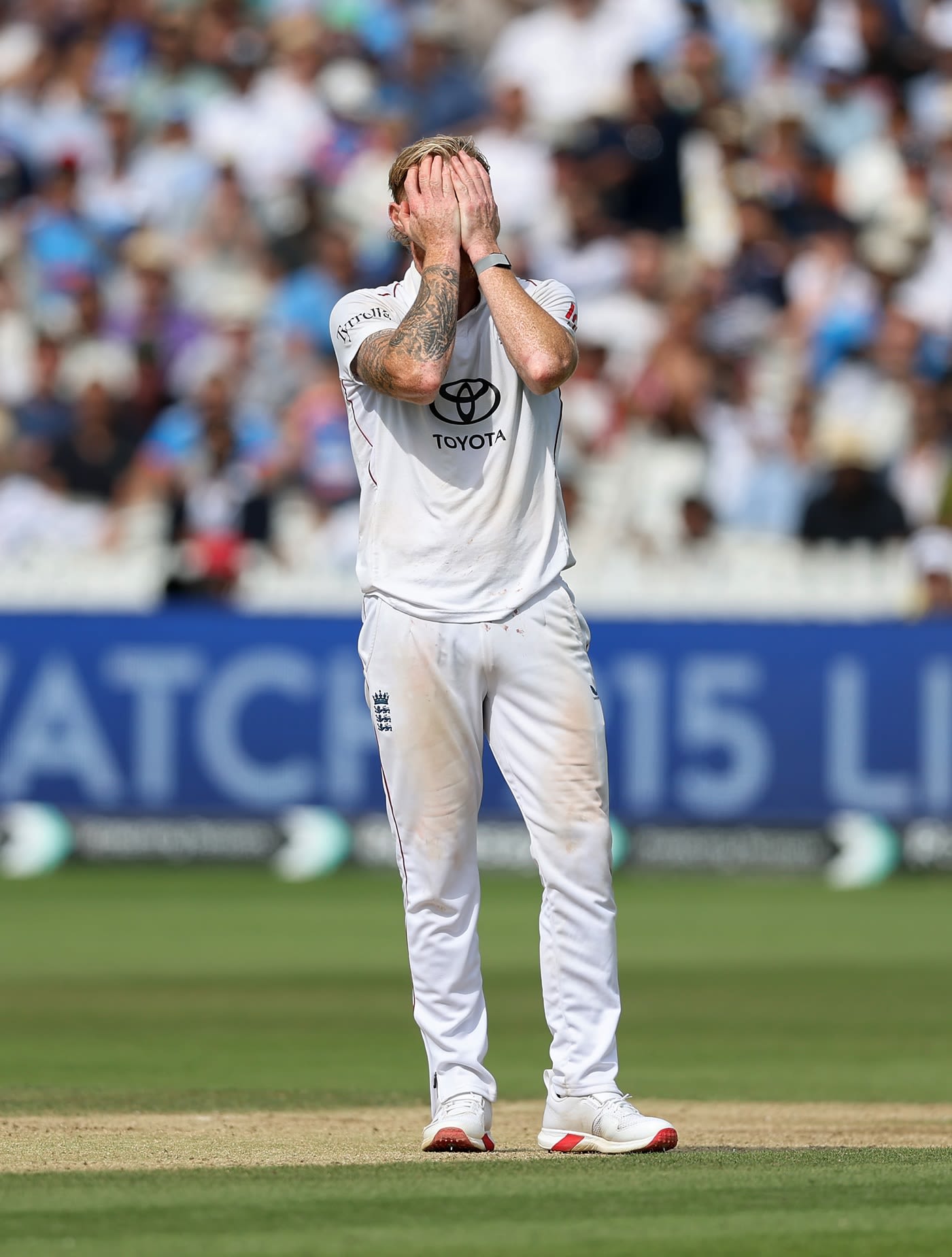 Ben Stokes displayed a range of emotions as the India tail frustrated ...