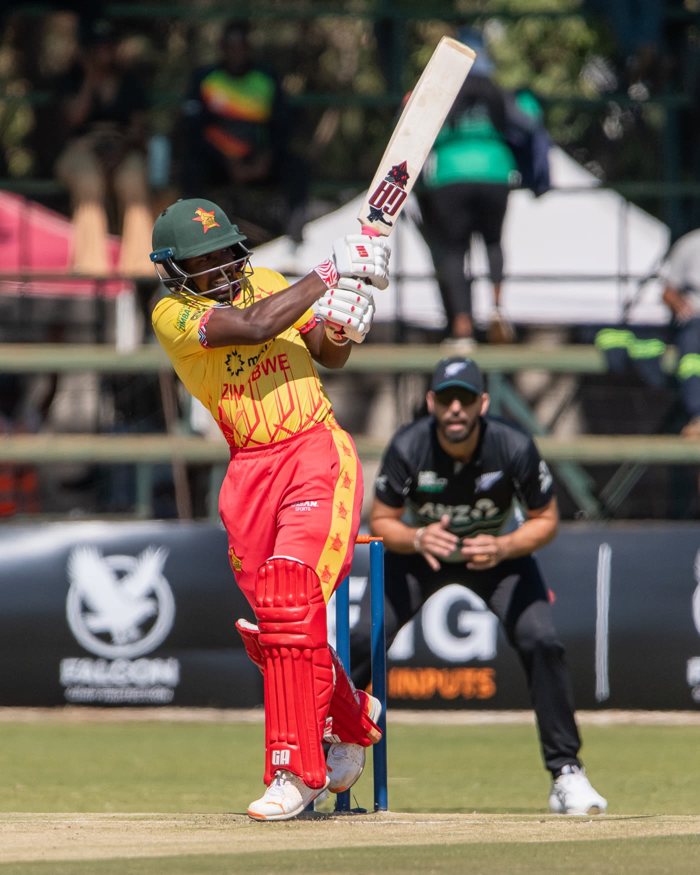 Wessly Madhevere looked steady against the New Zealand pacers ...