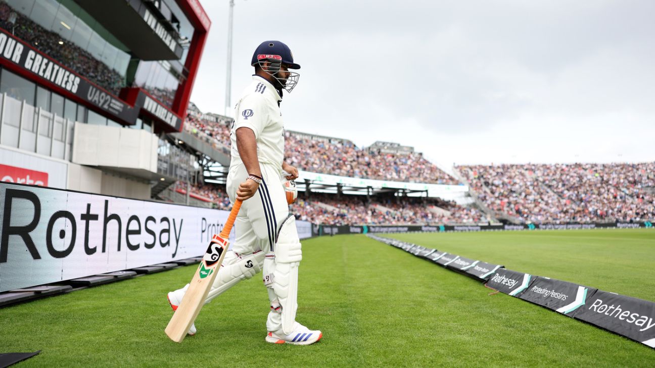 Eng vs Ind, 4th Test - Rishabh Pant bats with broken foot as India ...