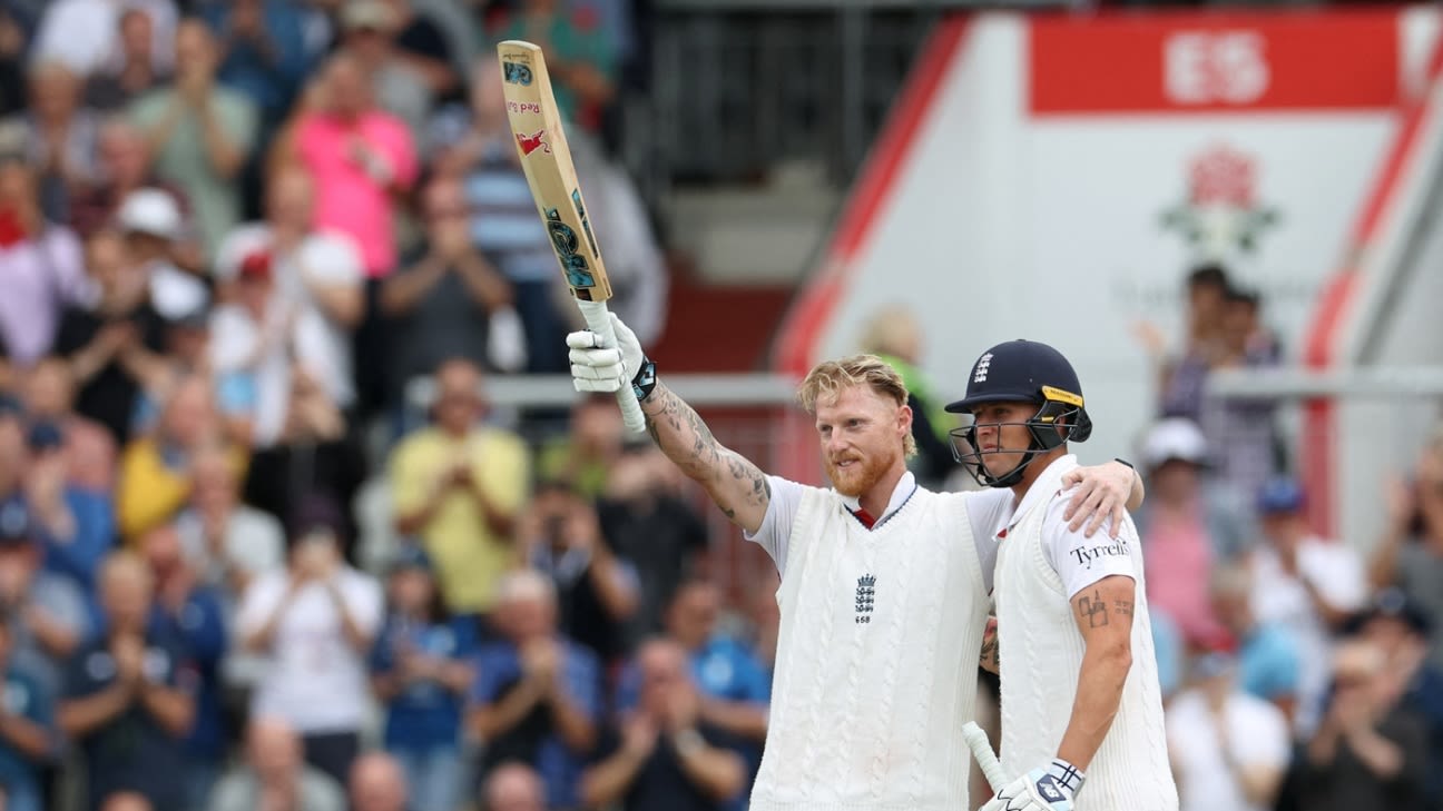 Eng vs Ind 2025 - Stats - A rare double for Ben Stokes as England score ...