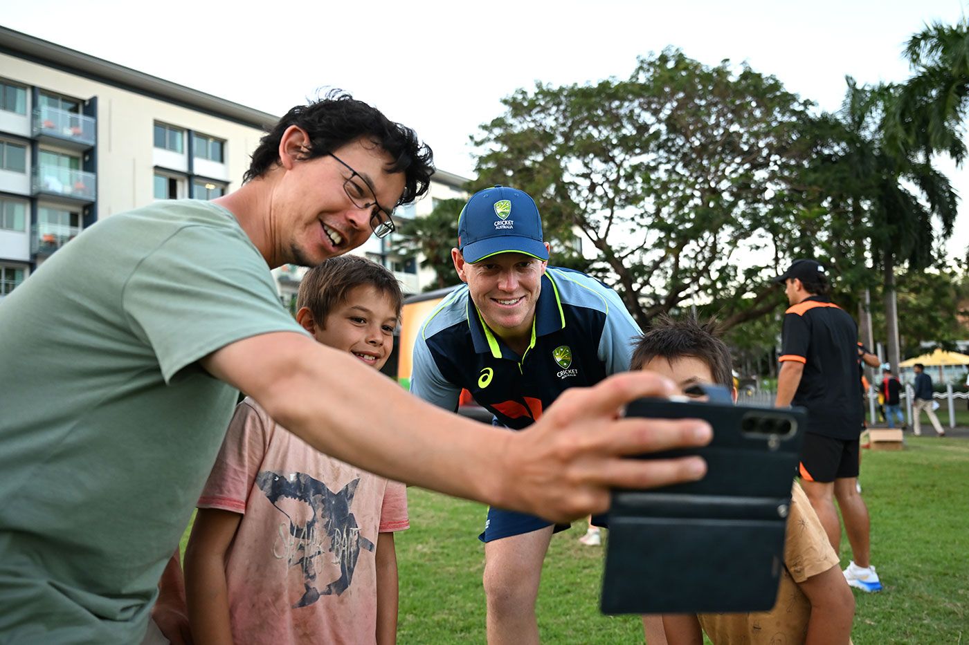 Mitchell Owen poses for a photograph | ESPNcricinfo.com