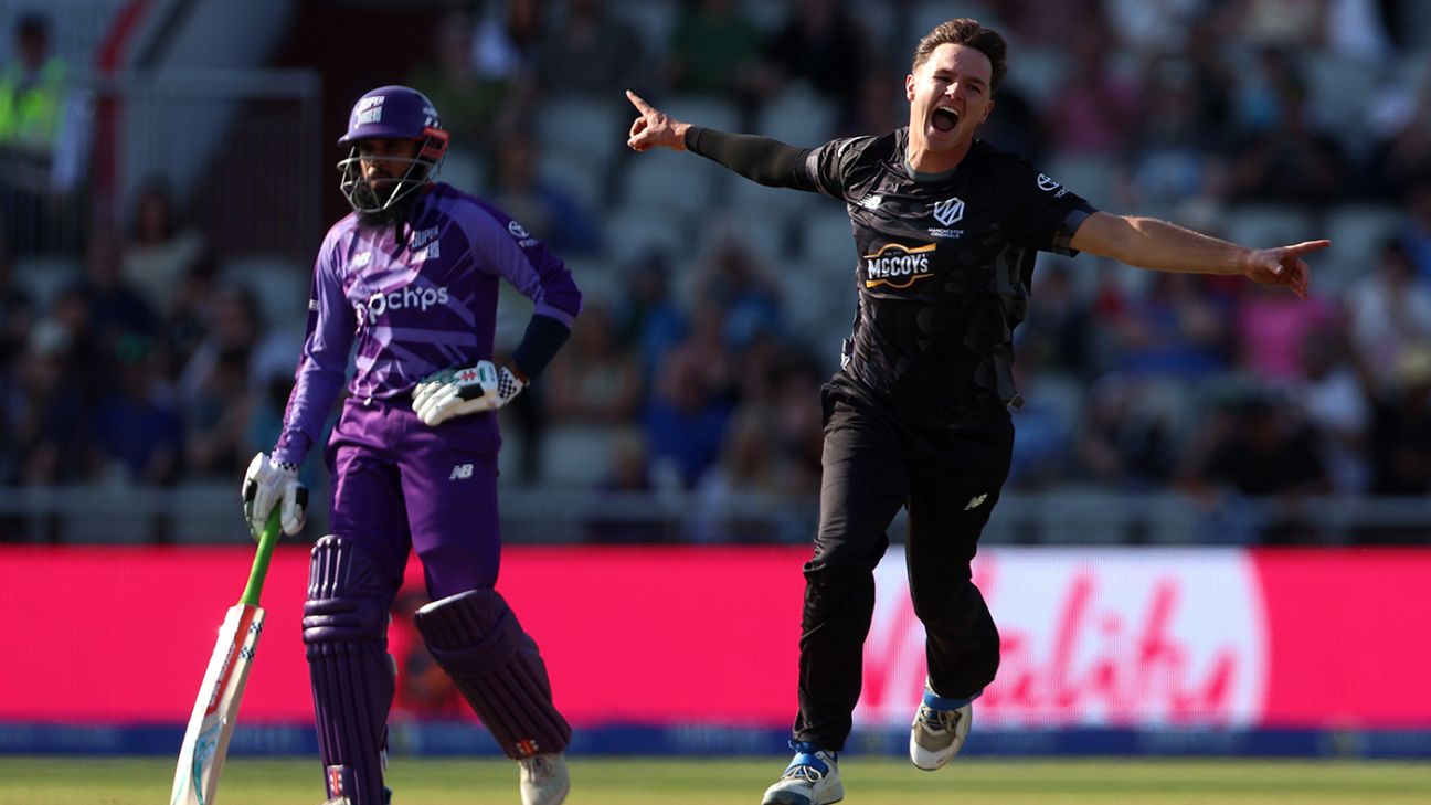 MO-M vs NSC-M Cricket Scorecard, 17th Match at Manchester, August 17, 2025