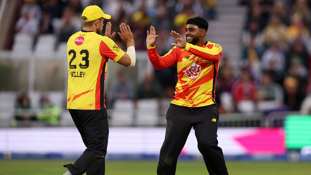 Rockets beat Originals, Rockets won by 7 wickets (with 26 balls remaining)