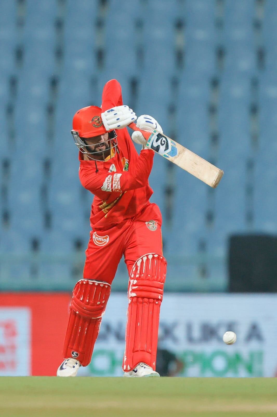 Sameer Rizvi drives | ESPNcricinfo.com