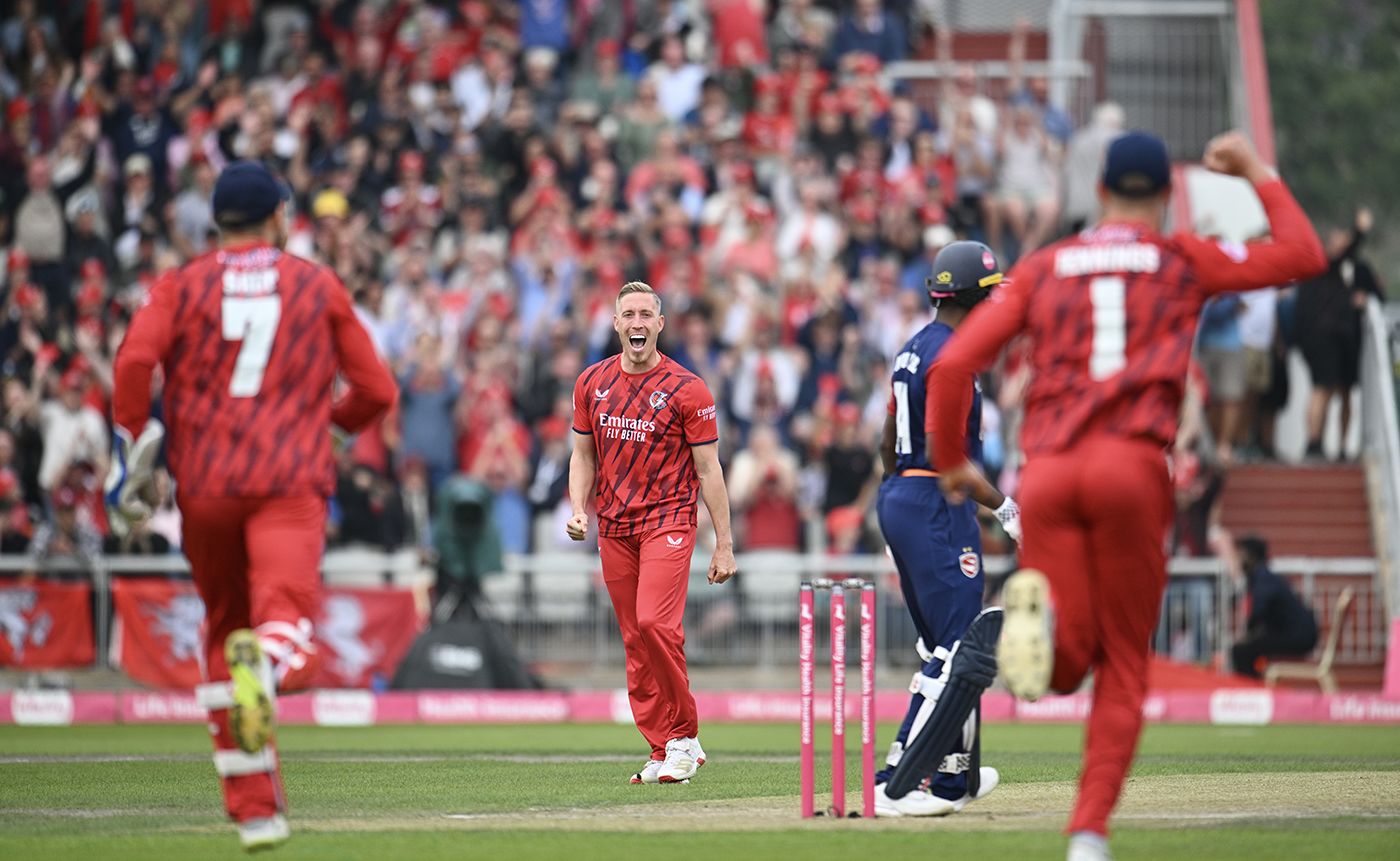 Luke Wood struck with the first ball of the match | ESPNcricinfo.com
