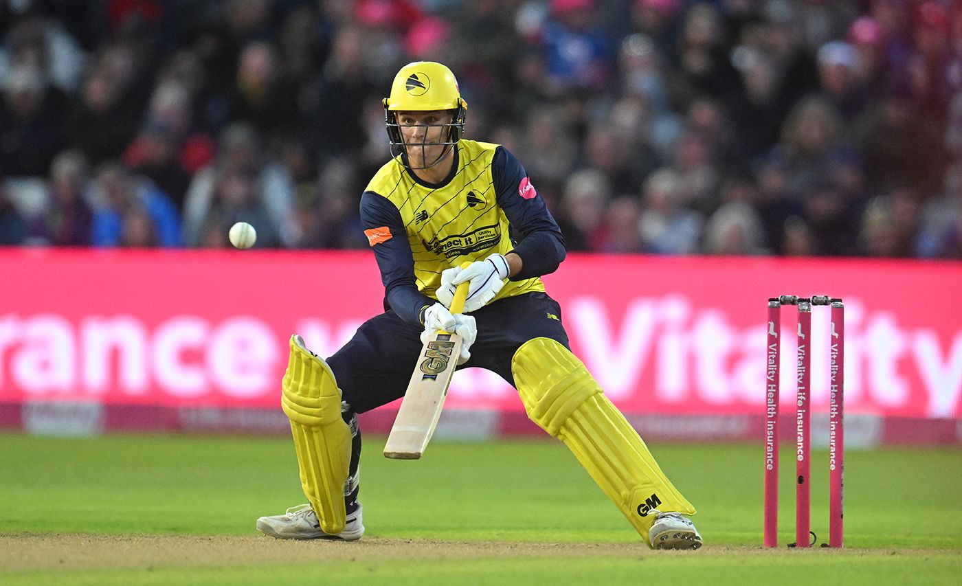 Toby Albert prepares to ramp the ball | ESPNcricinfo.com