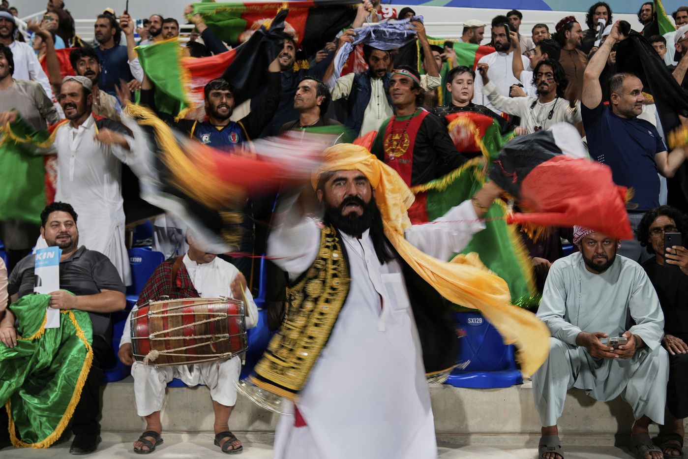 Afghanistan fans in the stands during the match | ESPNcricinfo.com