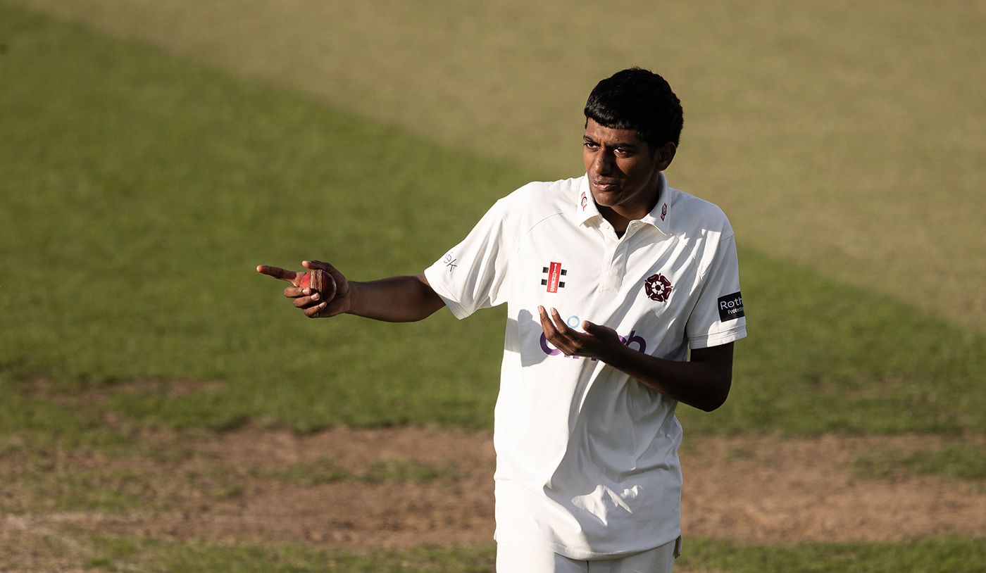 Teenager Nirvan Ramesh was playing his third first-class game ...