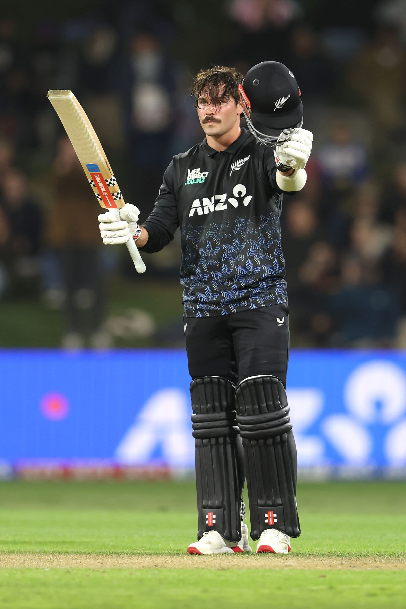 Tim Robinson celebrates his maiden T20I century | ESPNcricinfo.com
