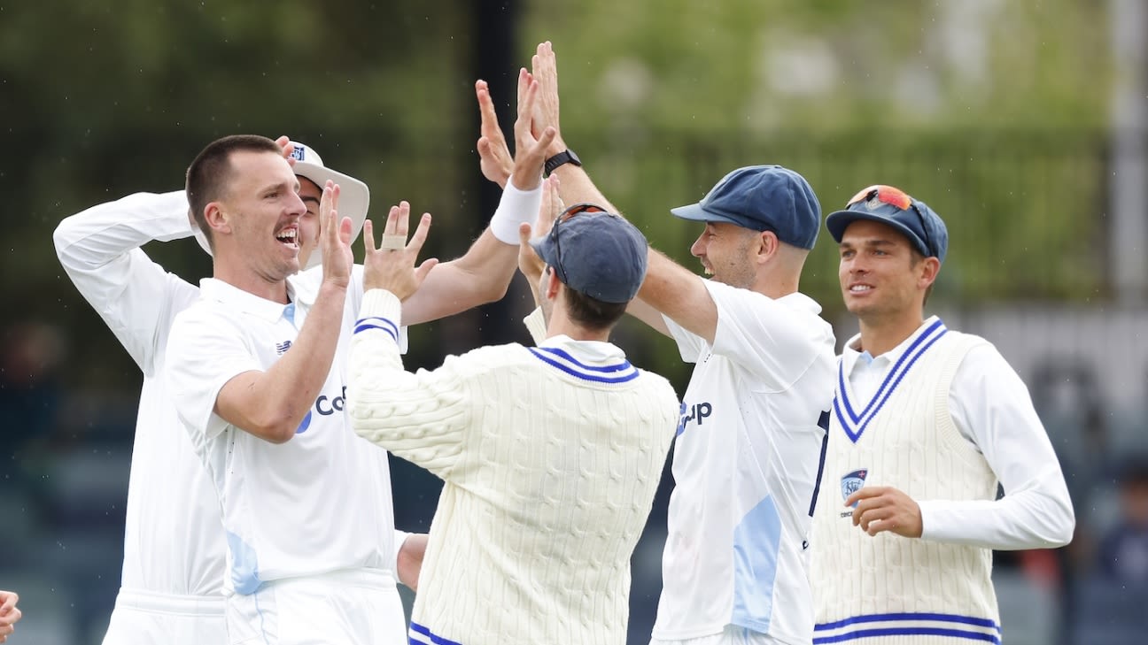 Points Table Standings - WA vs NSW 3rd Match