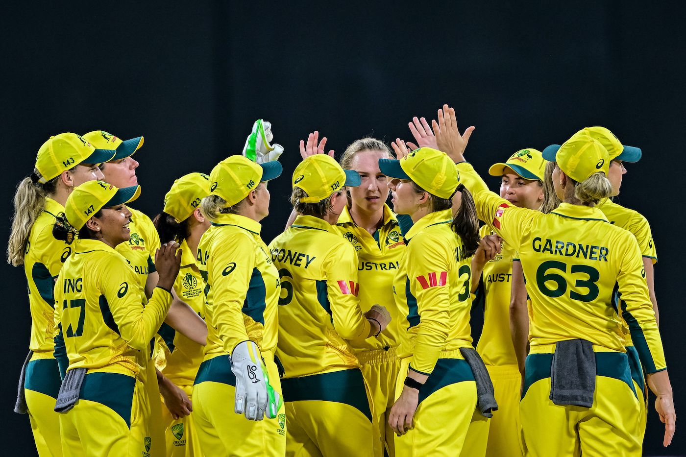 Kim Garth's celebrations during her super-successful opening spell ...