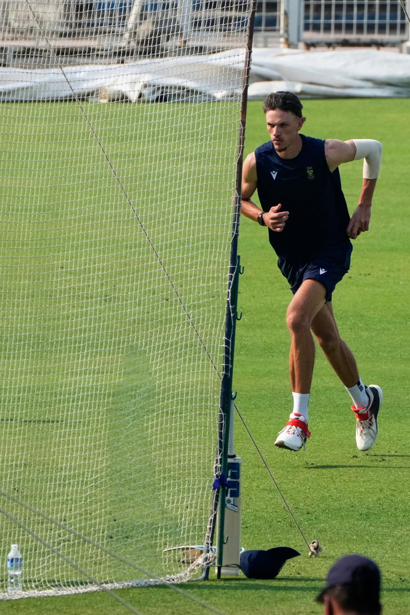 Marco Jansen runs in | ESPNcricinfo.com