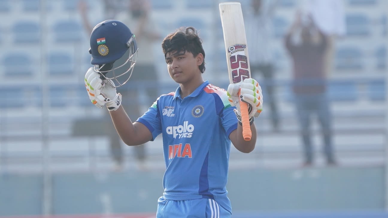 Vaibhav Suryavanshi scores joint-third fastest T20 century by an Indian ...