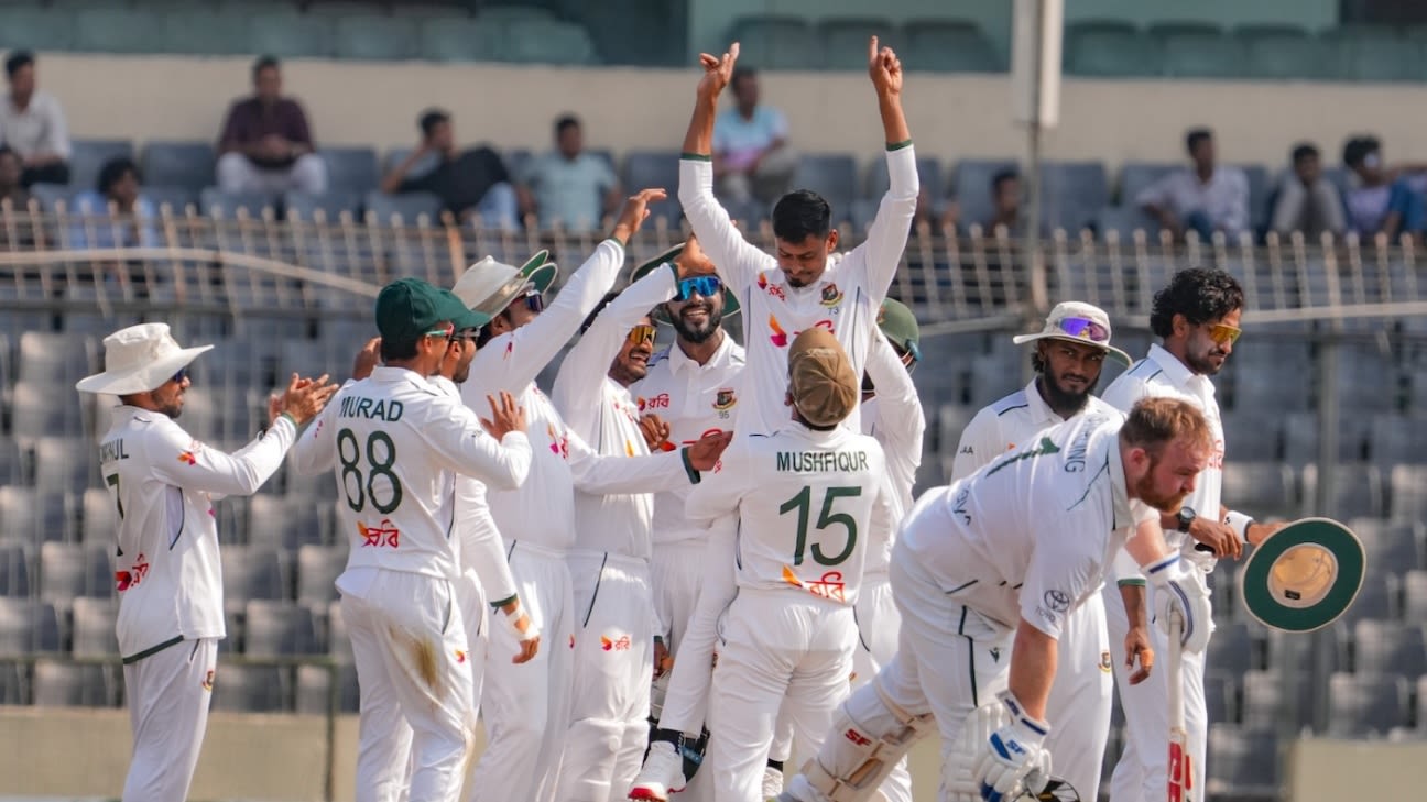 BAN vs IRE Cricket Scorecard, 2nd Test at Dhaka, November 19 - 23, 2025