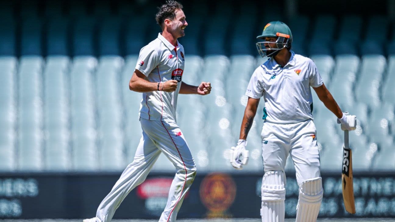 Sheffield Shield 2025/26, SOA vs TAS 18th Match Match Report, December ...