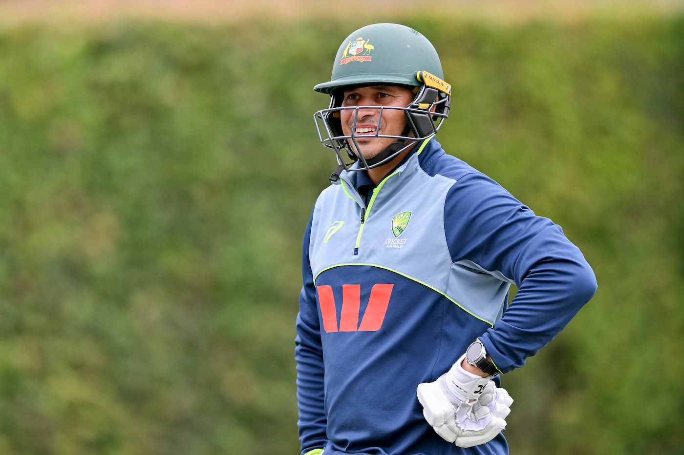 Usman Khawaja waits to have a hit | ESPNcricinfo.com