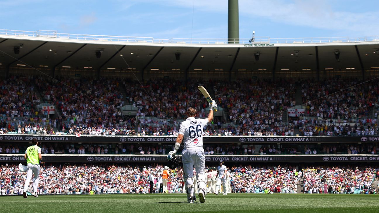 AUS vs ENG Cricket Scorecard, 5th Test at Sydney, January 04 - 08, 2026