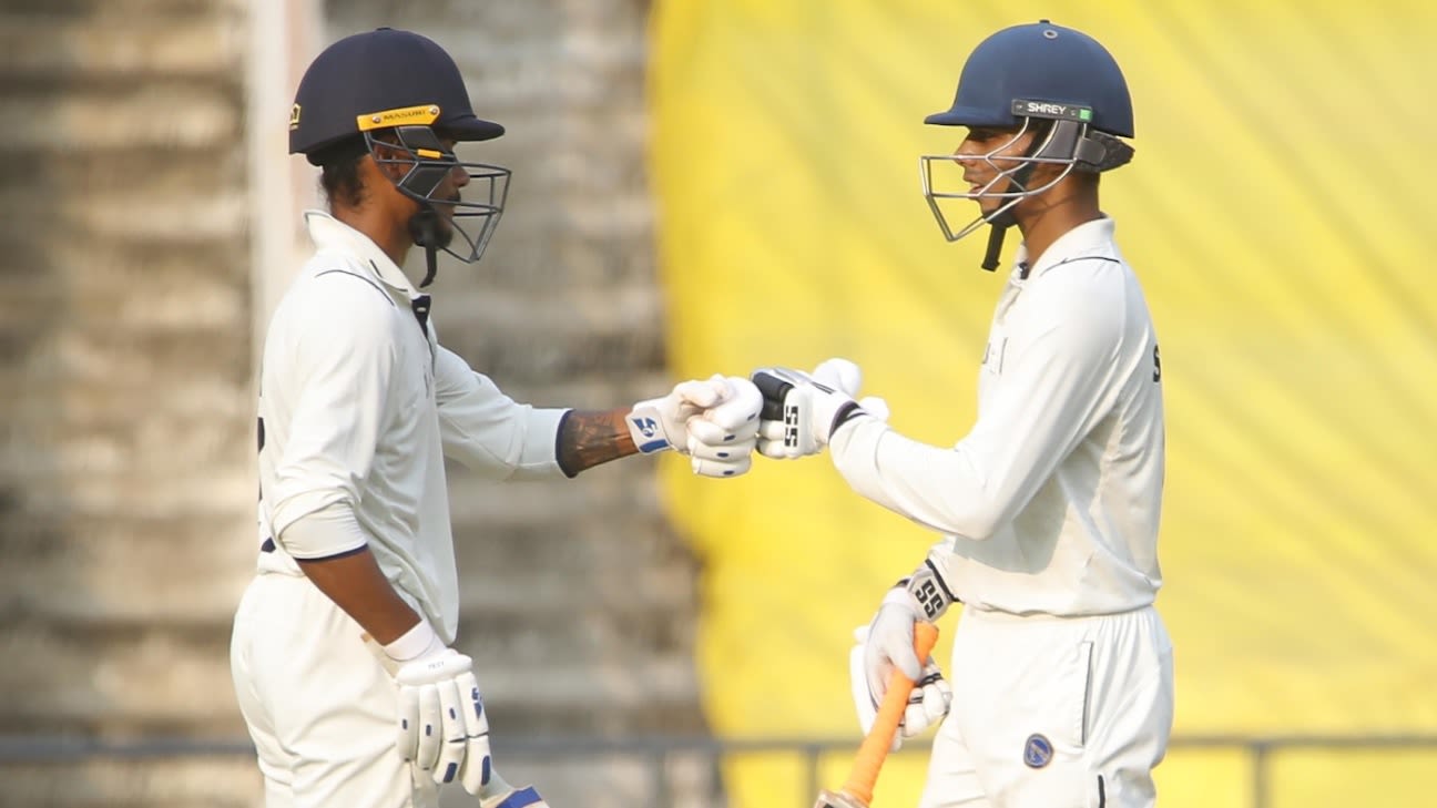 Ranji Trophy - Jharkhand - Sharandeep Singh and Shikhar Mohan, a ...
