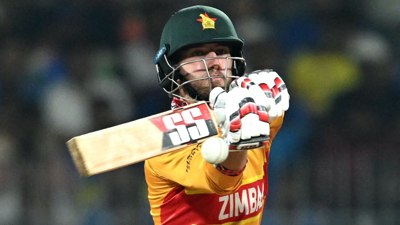T20 World Cup - Ind vs Zim - Brian Bennett statement innings gives ...