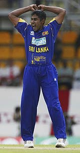 Vaas celebrates his first wicket | ESPNcricinfo.com