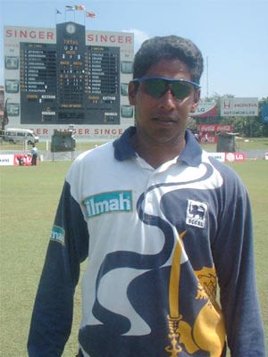 Chaminda Vaas poses after taking 8 for 19 | ESPNcricinfo.com