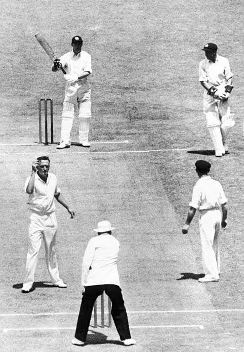 Jack Iverson dismisses Len Hutton | ESPNcricinfo.com