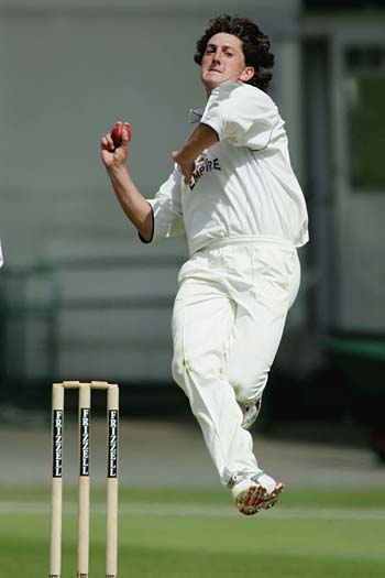 Jonathan Lewis in his delivery stride | ESPNcricinfo.com