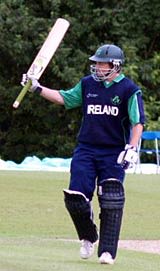 Ed Joyce acknowledges the crowd | ESPNcricinfo.com