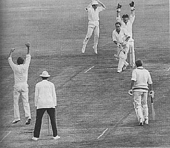 Ray Illingworth is bowled by Terry Jenner for 42 | ESPNcricinfo.com