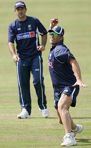 Shane Warne during training | ESPNcricinfo.com