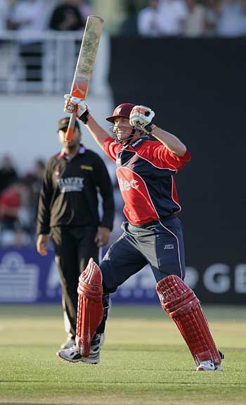 Carl Gazzard celebrates | ESPNcricinfo.com