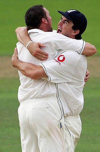 Harmison celebrates the wicket of Damien Martyn | ESPNcricinfo.com
