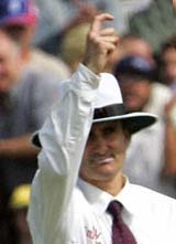 Billy Bowden... the crooked finger of fate | ESPNcricinfo.com