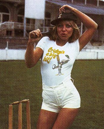 Marketing for the 1975 World Cup - Susan Shaw the model | ESPNcricinfo.com