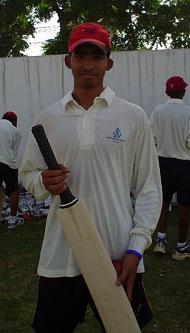 Irfan Ahmed practises with the ACC Under-15 Select XI in Pakistan ...