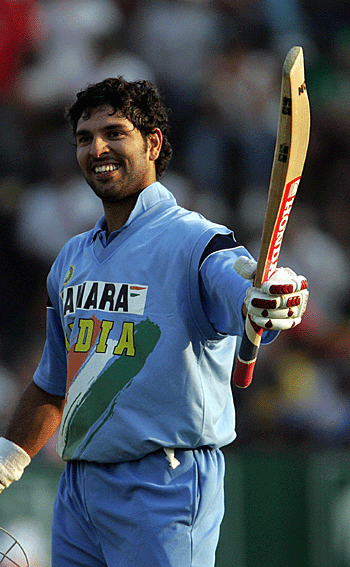Yuvraj Singh acknowledges a match-turning hundred against Zimbabwe ...