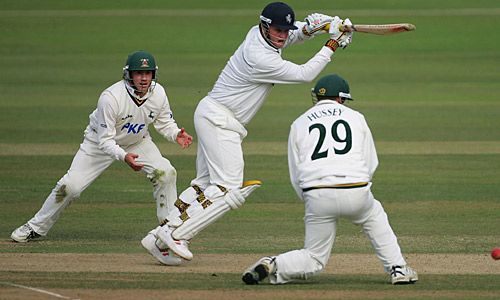 Robert Key drives against Notts | ESPNcricinfo.com