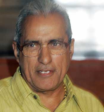 BCCI President Ranbir Singh Mahendra during the press conference ...