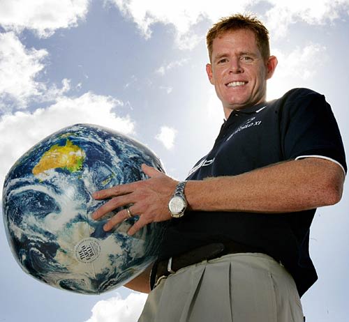 Shaun Pollock poses in Melbourne ahead of the Super Series ...