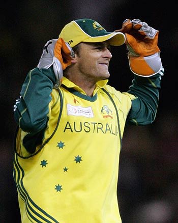 Adam Gilchrist celebrates after a well earned victory | ESPNcricinfo.com