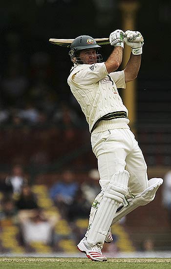 Ricky Ponting cuts on his way to 54 | ESPNcricinfo.com