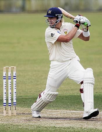 Cameron White drives during his 48 | ESPNcricinfo.com