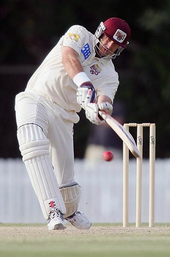 Matthew Hayden drives during his quick 22 | ESPNcricinfo.com